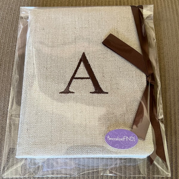 Personalized Photo Album ~ Wedding Photo Album ~ Monogrammed Photo ...