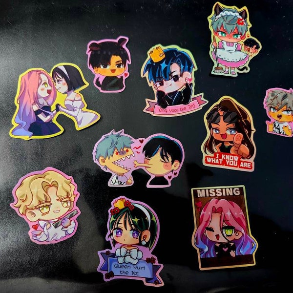 Alien Stage Stickers || Mizi | Sua | Ivan| Till | Luka | Hyuna || 2 ...