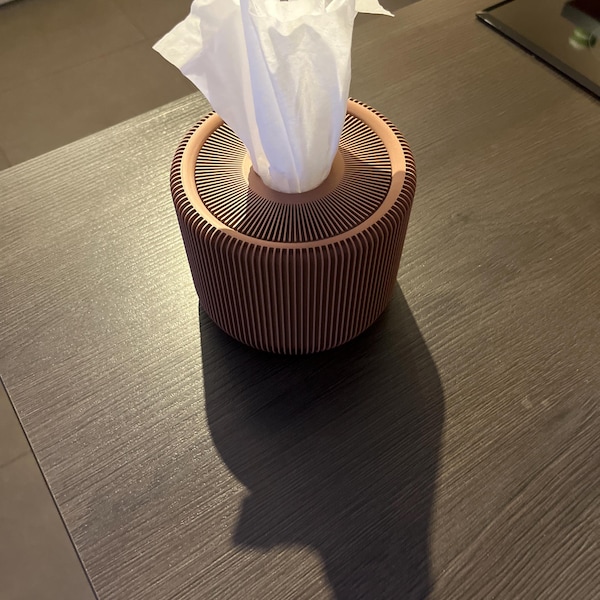 Minimalist Tissue Box Cover | Refillable Compact Tissue Holder Pod ...