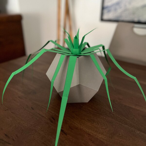 DIY Papercraft,paper Planter,pentagon Vase Planter,paper Vase,paper ...