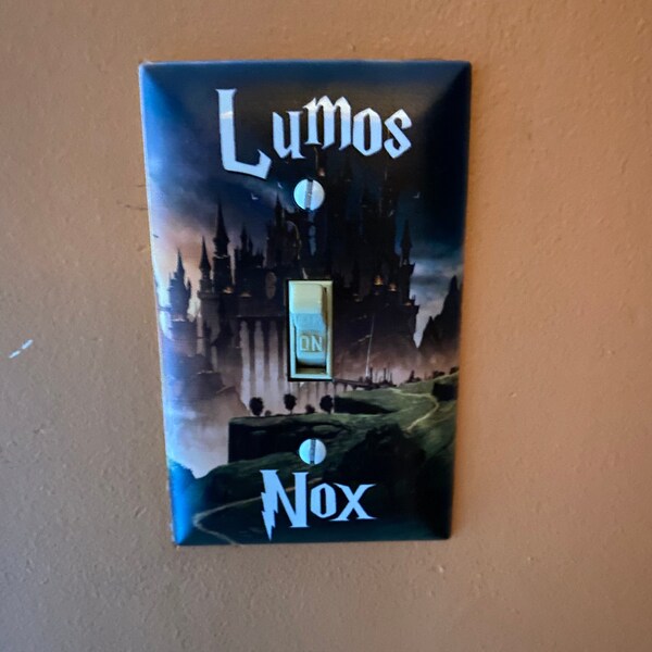Lumos Nox Castle Light Switch Plate - Etsy