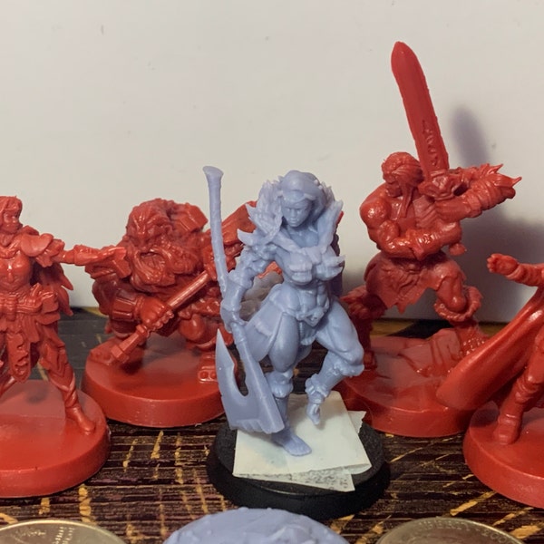 Quart, Goblin Wizard 32 Mm Resin Miniature Twin Goddess Miniatures - Etsy