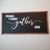 DIY Farmhouse Gather Stencil / Gather Sign / Mylar Reusable - Etsy Canada