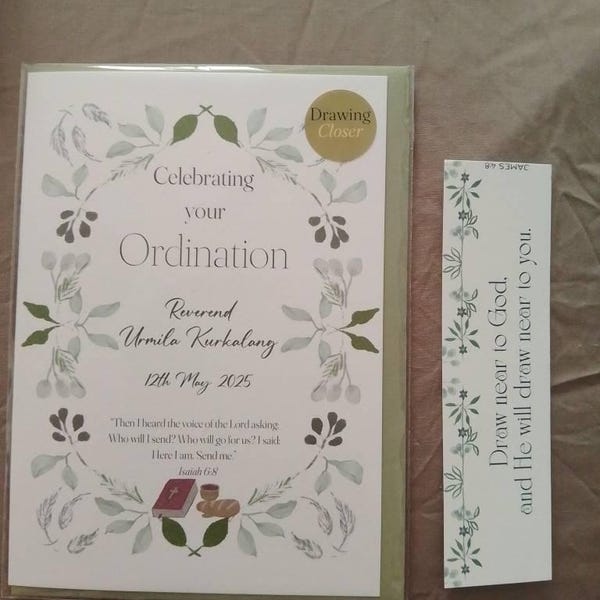 Dedication Card. Christian Dedication Card. the Blessing Card. Bible ...