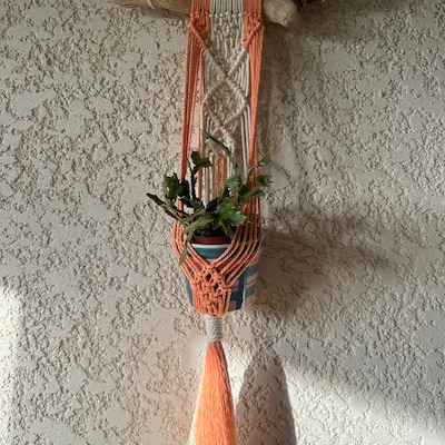 Macrame Feather PDF Pattern, DIY Macrame Leaf Macrame, Tutorial for ...
