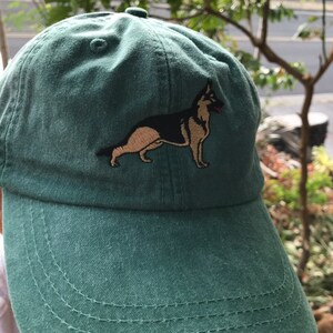 German Shepherd Dog Hat Embroidered Men Women Cotton Baseball Cap Price ...