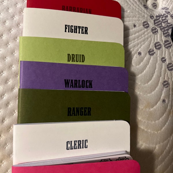 Monk Notebook - Large Dungeons and Dragons 5e Character Journal - Etsy