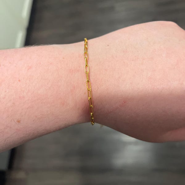Minimalist Bracelet Chains by Caitlyn Minimalist • Silver & Gold ...
