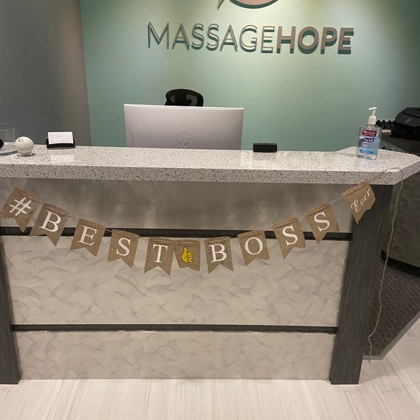 Boss' Day Gift, Best Boss Ever Banner, Boss Decor, Boss Party Decor ...