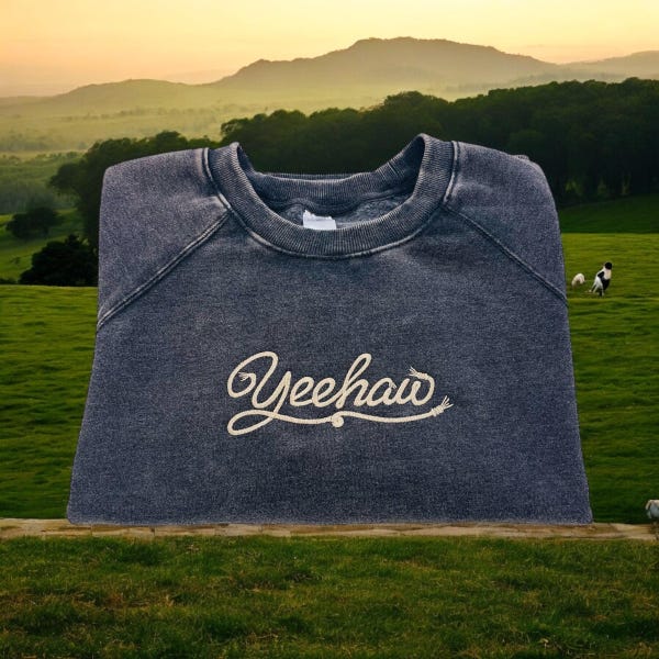 Yeehaw Rope Embroidery Design, Western Howdy Design, 6 Sizes, Instant ...