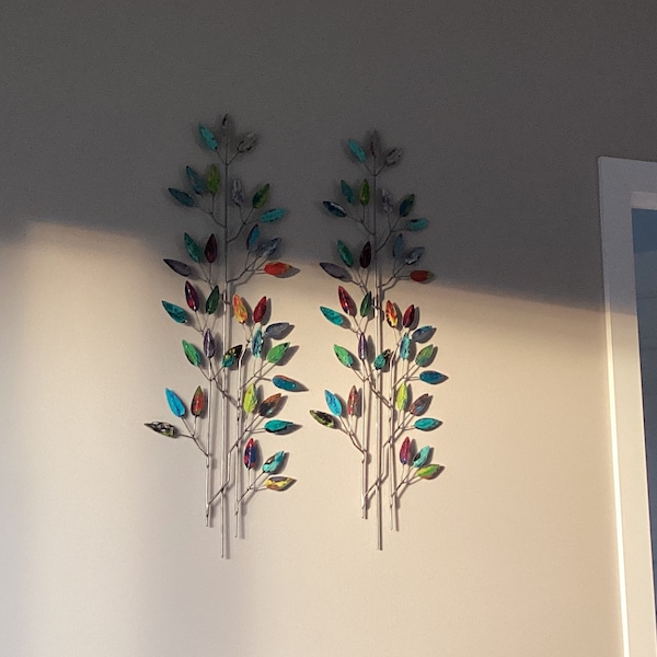 Metal Tree Sculpture, Metal Wall Art, Handmade, Welded, Hand Painted ...