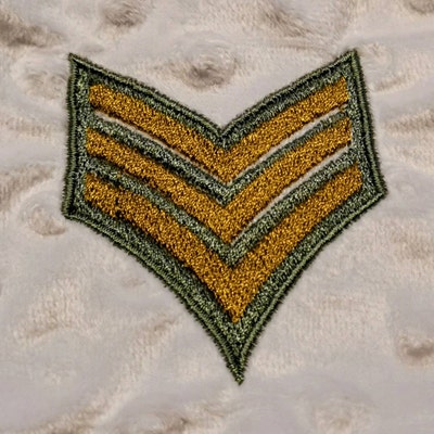 Embroidery Design Military Chevron Sergeant Stripes Rank Us Multiple ...