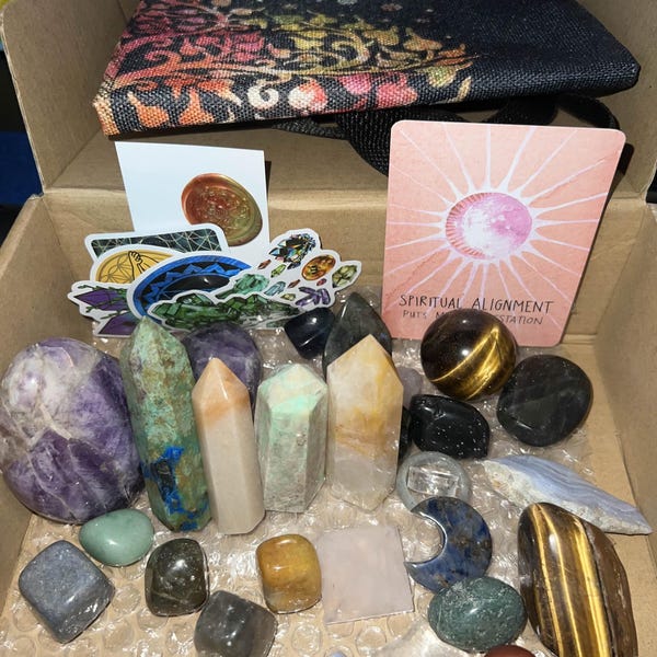 Crystal Stone Mystery Boxes, Spheres, Towers, Palm Stones, Crystal ...