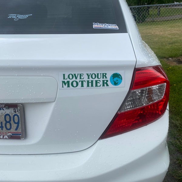 Love Your Mother - Bumper Sticker / Decal or Magnet - Etsy