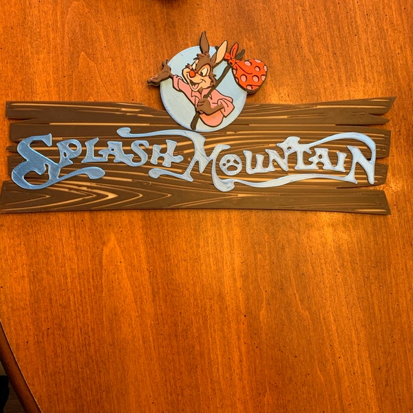 Splash Mountain Sign *personalizable* - Etsy