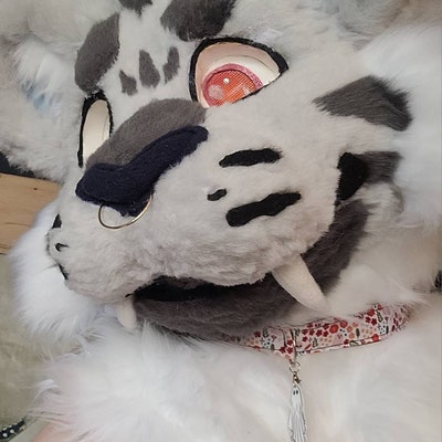 CUSTOM Nylon Fursuit Collars Furry, Therian, Cosplay, Pup Play Collar ...