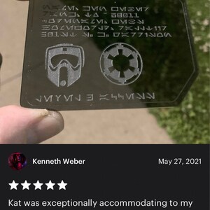 Star Wars Universe ID Card - Etsy