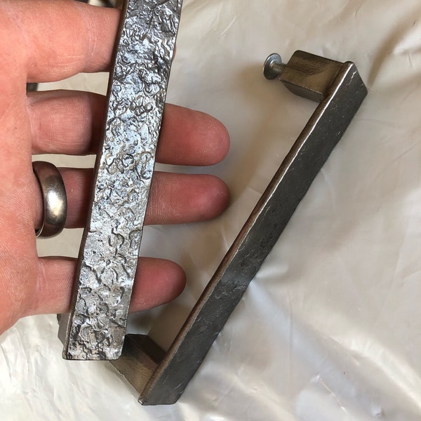 Blacksmith Made Modern Industrial Drawer Pulls Knobs Handles Hand ...