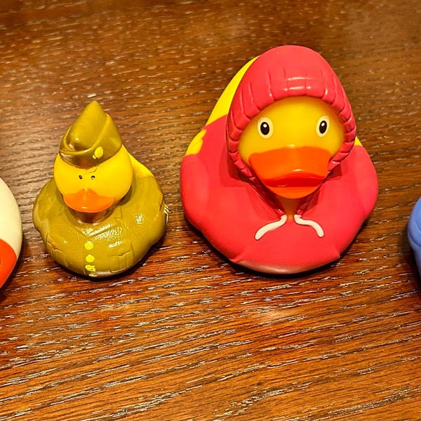 Paint Splatter Rubber Duck Cruise Ducks Kids Bath Toy Stress Relief ...