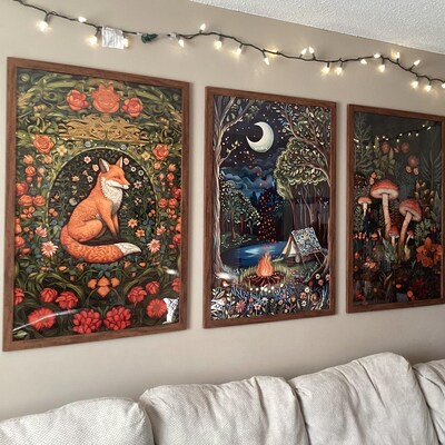 Fox Gifts, Vintage Fox Print, Fox Poster, Fox Wall Art, Fox Print ...