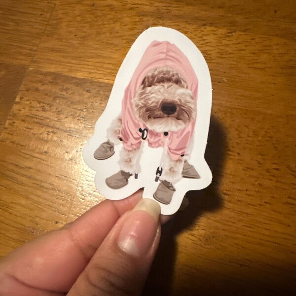 Personalized Dog Stickers Hand Drawn Custom Pet Sticker, Custom Dog ...