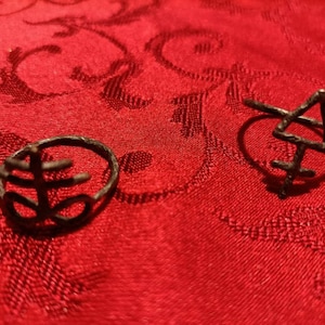 ARSENIC Ring Arsenic Symbol Alchemy Symbols Esoteric - Etsy