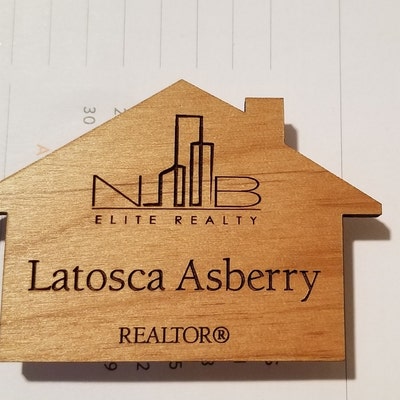 Custom House Shaped Name Tag - Etsy
