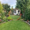 Corten Steel Moon Gate: Garden Art, Metal Sculpture - Etsy UK