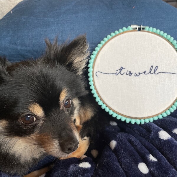 Hand Embroidered Custom Stocking Tag | Hand Embroidered Custom Gift Tag ...