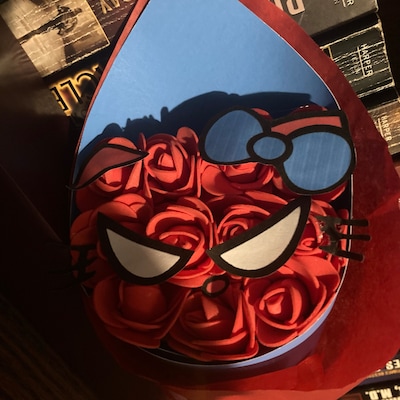 Spider-man Rose Bouquet - Etsy