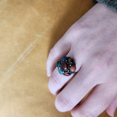 Antique 10k Gold Signet RGJ Signet Size 5.5 / R Initial / Vintage ...