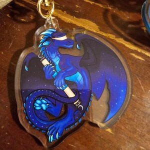 Starflight Wings of Fire Wof Double Sided Acrylic Charm Keychain Dragon ...