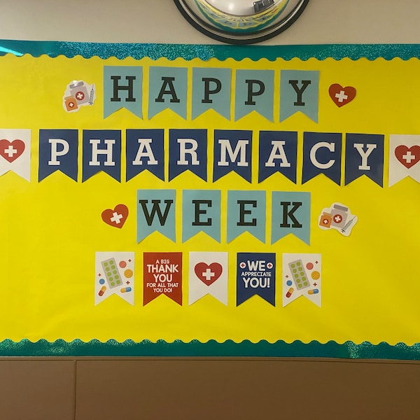 Pharmacy Week Banner Printable / Happy Pharmacy Week Decor / Pharmacy ...