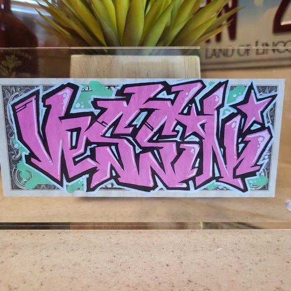 Custom Graffiti Spray Paint Can Name Letters Personalized Street Art ...