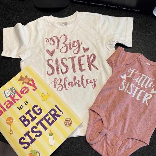 Newborn Baby Girl Name Outfit, Custom Baby Shower Gift, Personalized ...