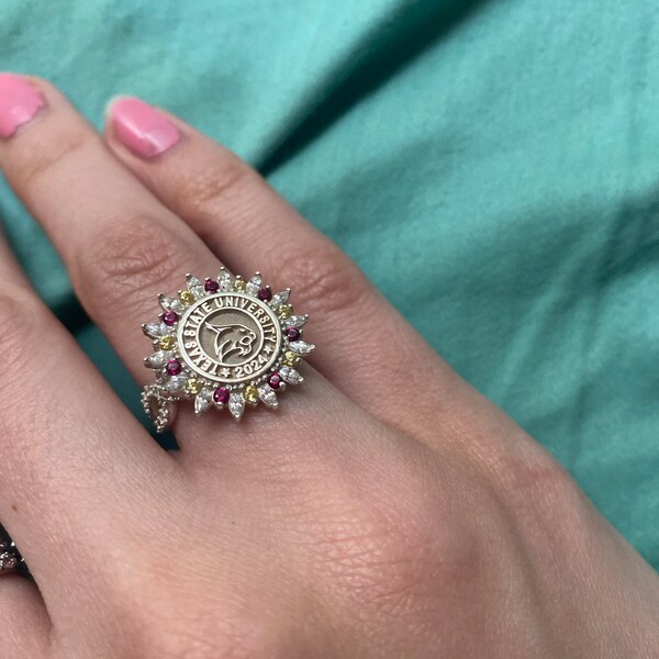 Graduation Ring , Graduation Gift , Personalized Ring , Personalized ...