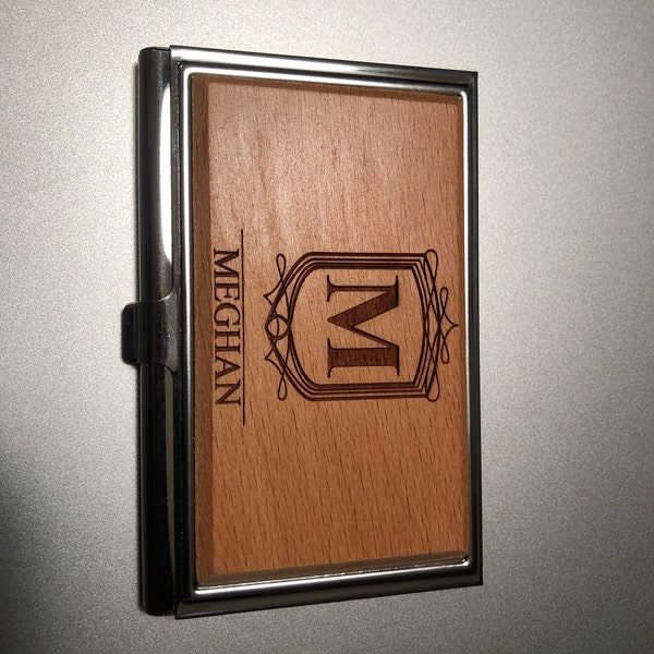 Personalized Business Card Holder | Custom Business Card Holder ...
