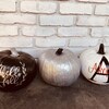 Halloween Pumpkin Vinyl Decal Last Name Monogram Wedding - Etsy