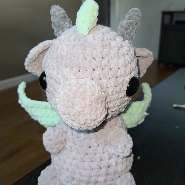 Kawaii Dragon | Mythical Creature | Beginner Crochet Amigurumi Pattern ...