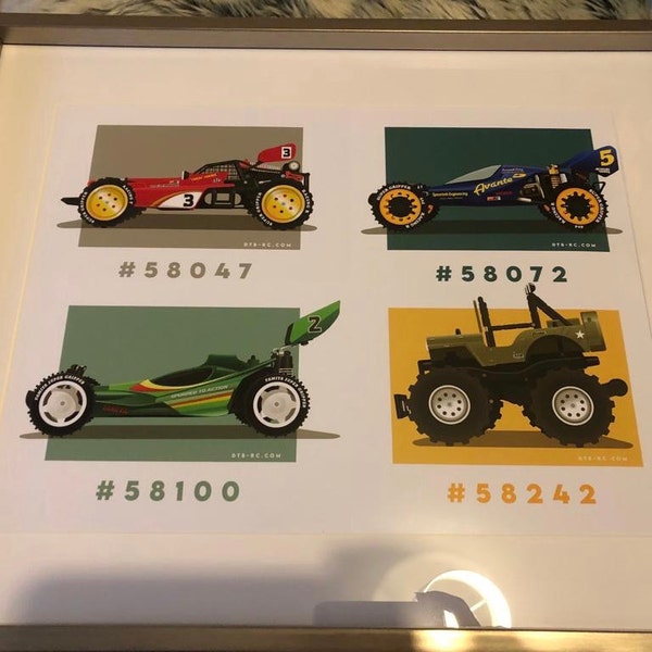 Team Associated RC10 Print, A3, Vintage Radio Controlled Car Art, Wall ...