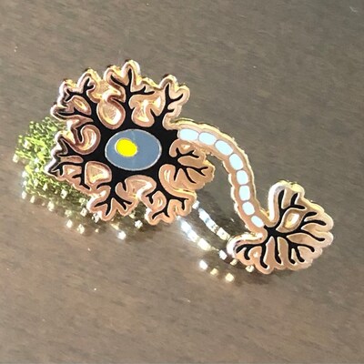 Neuron brain Cell Pin Neuron Lapel Pin Science Pin Biology - Etsy