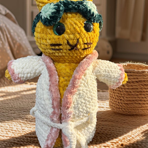 Spa Pets Pattern PDF Digital Download Amigurumi Stuffed Animal Crochet ...