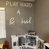 Play Hard & Be Kind Wall Sign, Playroom Wall Decor, Playroom Signs ...