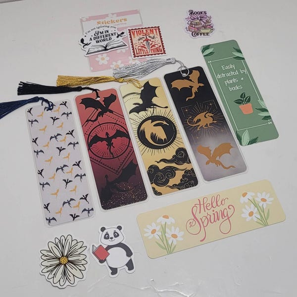 Video Game Bookmark Set or Individual | Gaming Bookmarks | Kids ...