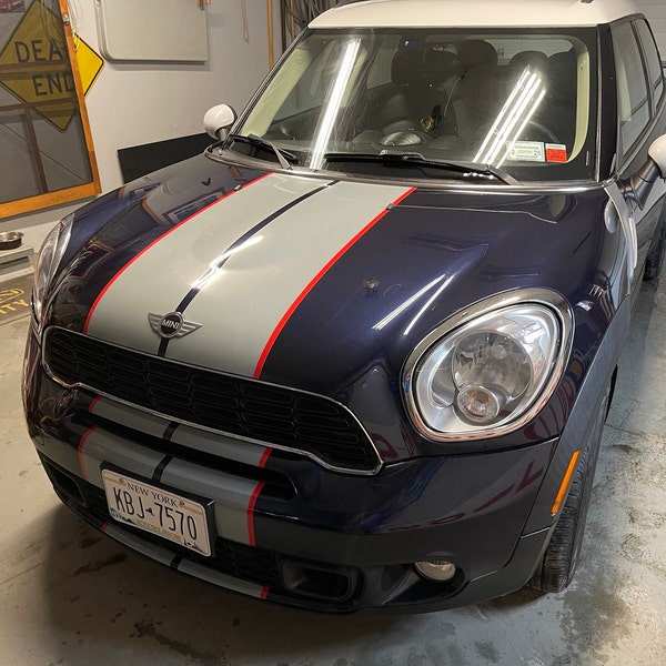 10" Twin 2 Color Rally Stripes FIT ALL Model 2002- UP Mini Copper - Etsy