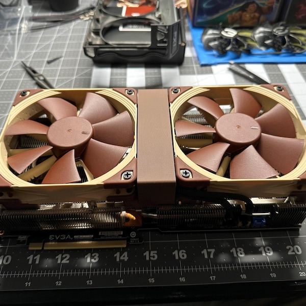 MSI Suprim X RTX 4090 Video Card Fan Shroud Deshroud 120mm Fan Bracket ...