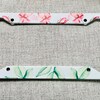 Floral Line Art License Plate Frame Minimalist Floral License Plate ...