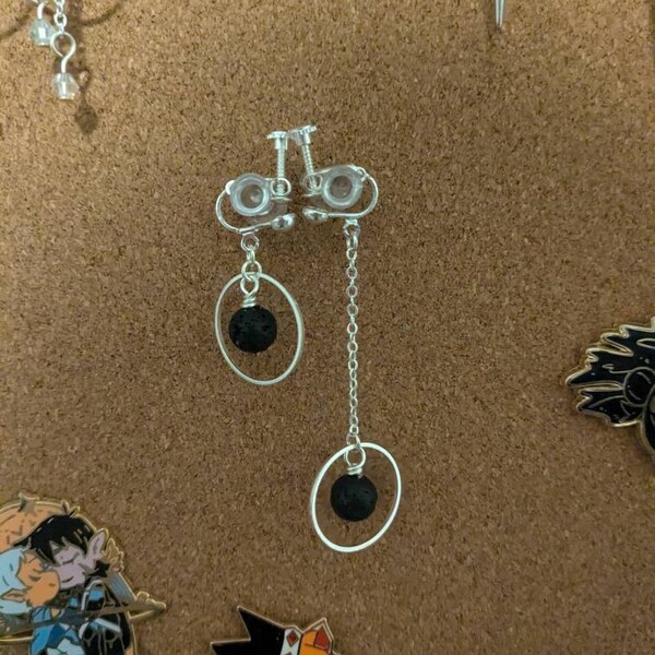 Cursed Speech Sorcerer Anime Inspired Earrings - Etsy