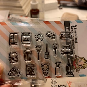 Chore Stamps, Housework Planner Stamps, Planner Sets, Planner ...