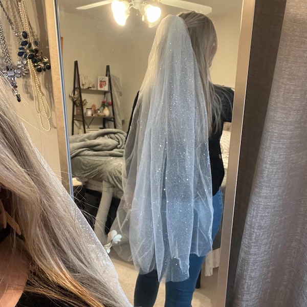 Veil Beaded Edge, Etsy Wedding Veils, Beaded Trim Veil, Beaded Bridal ...